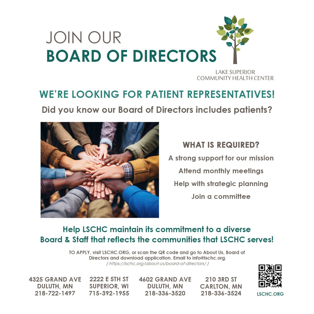 Board of Directors - Lake Superior Community Health Center