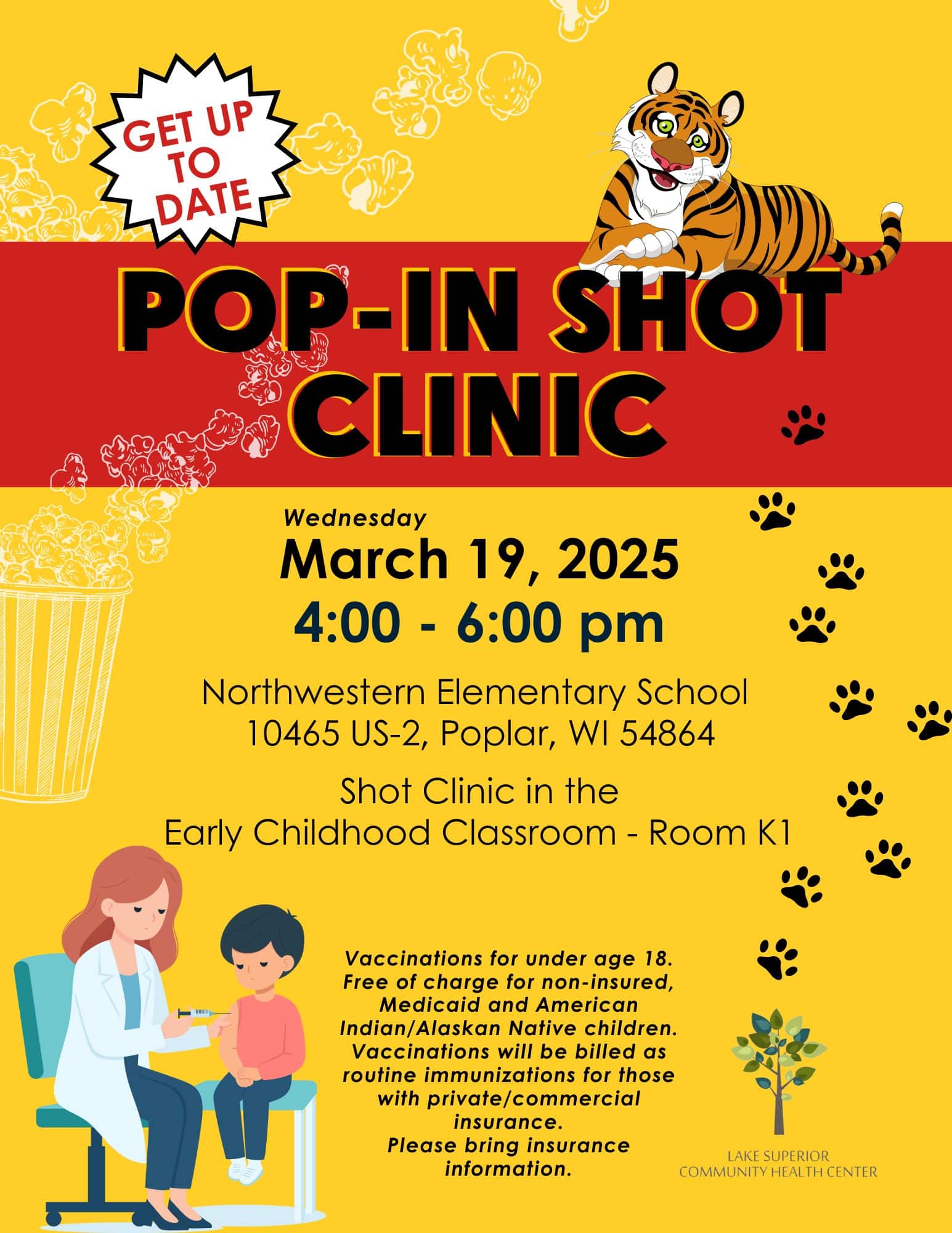 Upcoming Vaccine Events - Lake Superior Community Health Center